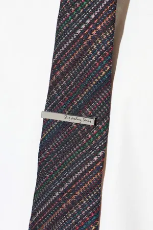 Paul Smith Engraved Brass Tie Clip