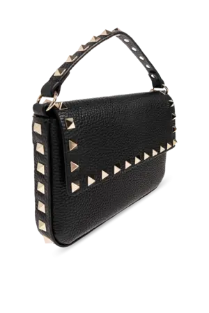 Valentino Garavani Rockstud Top Handle Bag - Black