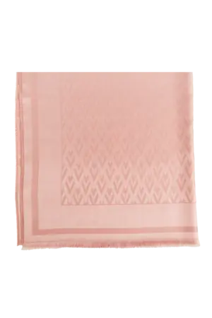 Valentino Garavani Scarf With Monogram - Pink