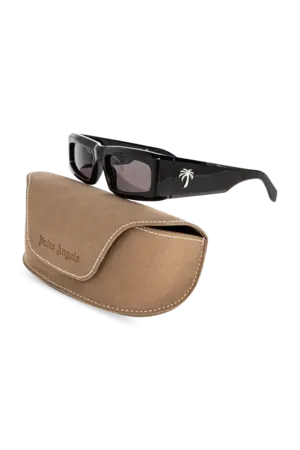 Palm Angels Rectangular Acetate Sunglasses - Black