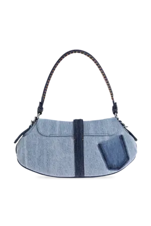 GANNI Vintage Effect Denim Bag