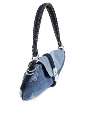 GANNI Vintage Effect Denim Bag