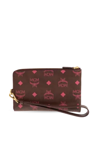 Mcm Monogram Pouch