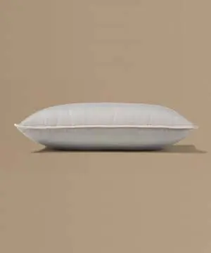 BUSINESS & PLEASURE The Euro Throw Pillow Pillow - Fog