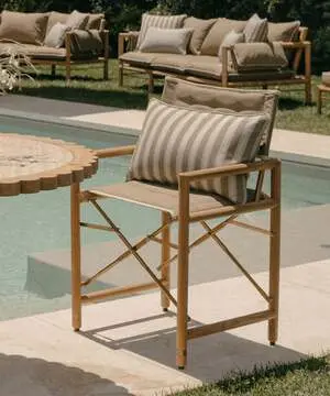 BUSINESS & PLEASURE The Wes Directors Chair - Green