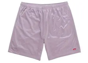 Supreme Small Box Baggy Mesh Short - Pink
