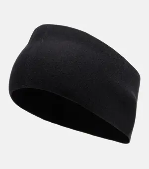 THE ROW Ombrea Cashmere And Silk-blend Headband - Black