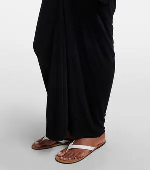 THE ROW Cassin Draped Maxi Dress