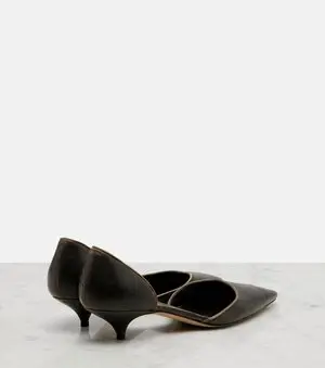 THE ROW Liisa D'orsay Leather Pumps