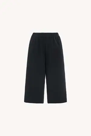 THE ROW Ozias Cropped Jersey Jogger Pants