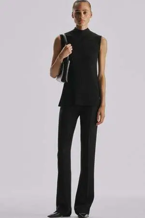THE ROW Sleeveless Mockneck Top