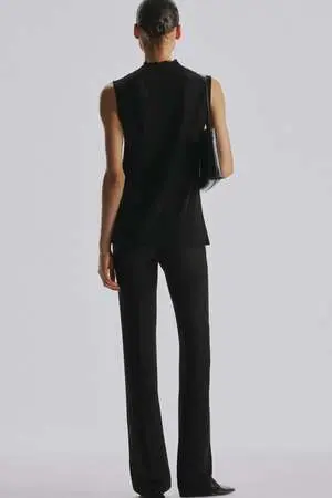 THE ROW Sleeveless Mockneck Top