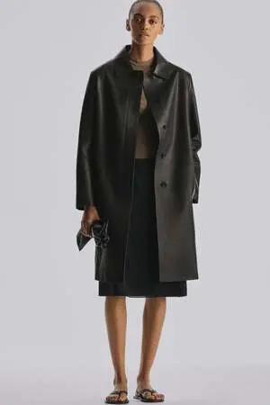THE ROW Cintia Leather Car Coat