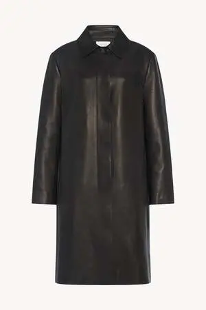 THE ROW Cintia Leather Car Coat