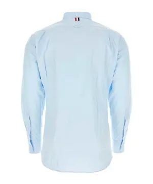 Thom Browne Logo Patch Long-sleeved Shirt