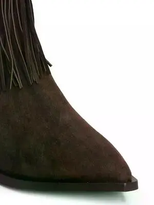 MARC ELLIS Fringed Studded Ankle Boots