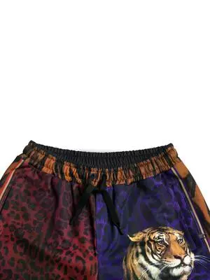 Dolce & Gabbana Tiger & Leopard Print Shorts