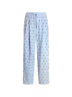 Dolce & Gabbana Vanity Trousers With Embroidery