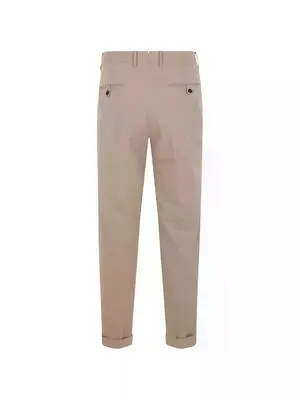 Incotex Beige Pleated Trousers