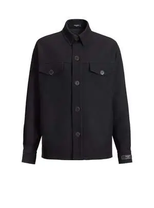 Balmain Wool Twill Overshirt