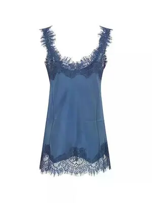 Gold Hawk Lace-trim Camisole Top