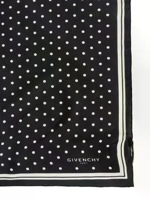 Givenchy Polka-dot Silk-blend Scarf