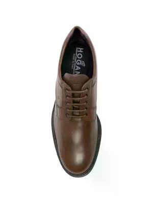 Hogan Embossed Logo Derby Shoes