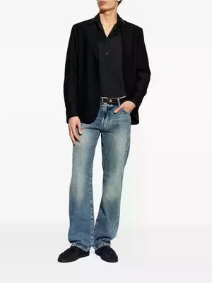 Giorgio Armani Notched-lapel Textured Jacket