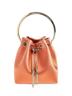 JIMMY CHOO Bon Bon Bracelet-handle Bucket Bag