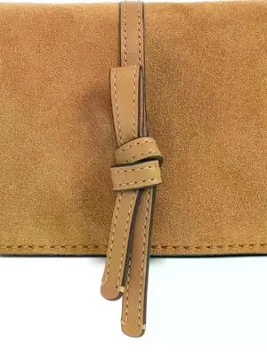 Kate Spade New York Small Loop Suede-panelled Knotted Shoulder Bag
