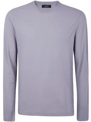 ZANONE Long Sleeves Classic T-shirt - Gray
