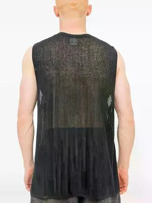 JAN JAN VAN ESSCHE Mesh-knit Tank Top