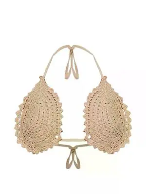 Attico Crochet Scalloped-edge Bra
