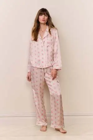 LoveShackFancy Fanciful Polo Pj Set - Lady Blossom