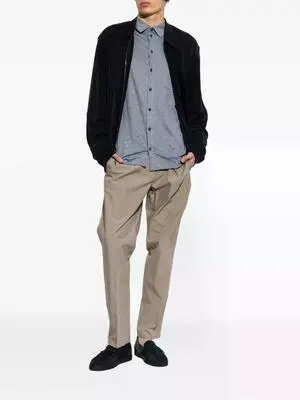 Giorgio Armani Long-sleeved Linen Shirt