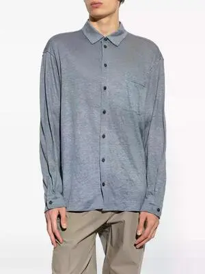 Giorgio Armani Long-sleeved Linen Shirt