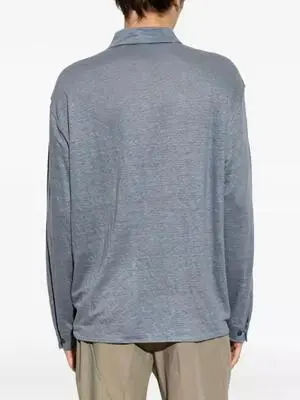 Giorgio Armani Long-sleeved Linen Shirt