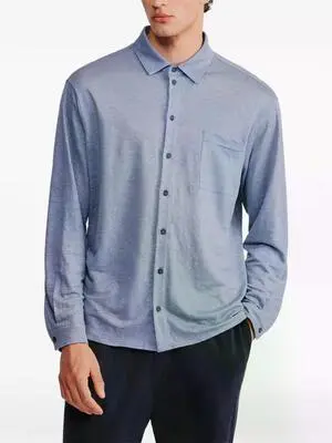 Giorgio Armani Shirt Regular Fit In Pure Linen Single Jersey