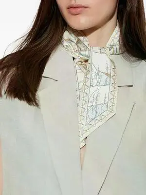 Tory Burch Graphic-print Silk Scarf