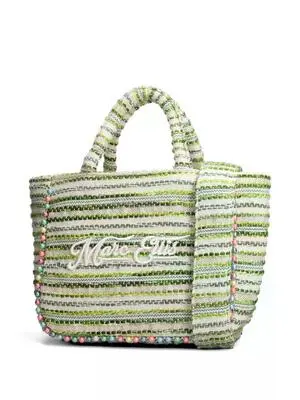 MARC ELLIS Buby Bead-embellished Tote Bag - Green