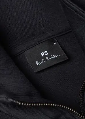 Paul Smith Quarter Zip Track Top With Stripe Trim