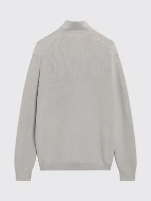 Brunello Cucinelli Zip-up Ribbed Knit Sweater