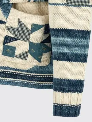 Polo Ralph Lauren Shawl Collar Cardigan In Cotton And Linen With Belt