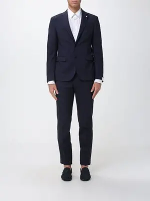 MANUEL RITZ Single-breasted Stretch Wool Suit