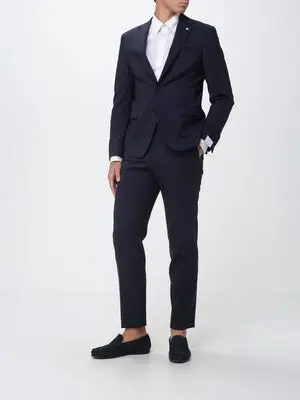 MANUEL RITZ Single-breasted Stretch Wool Suit