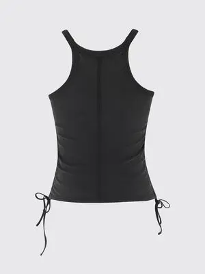 MISBHV Ribbed Tank Top With Drawstring Detail
