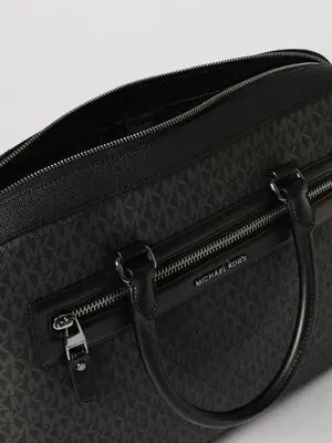 Michael Kors Coated Cotton Business Bag With Mk Monogram