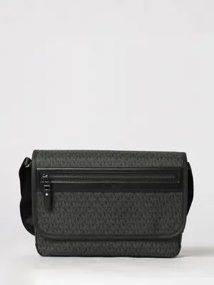 Michael Kors Monogram Shoulder Bag - Black