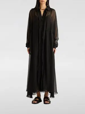 Momoni Silk Blend Chemisier Dress