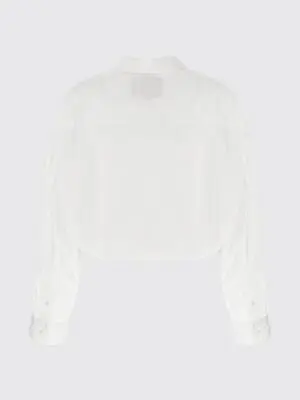R13 Cropped Shirt With Classic Collar